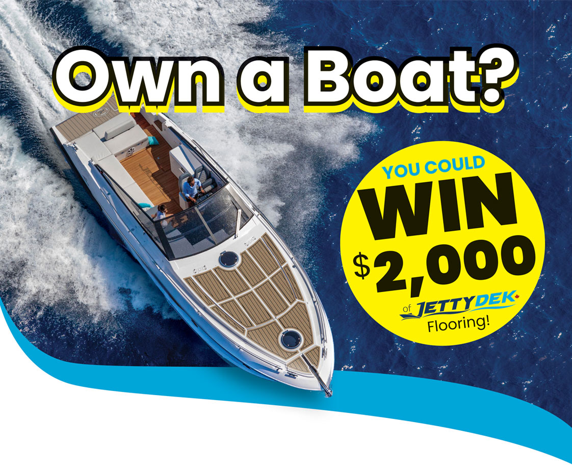 Own a Boat, You Could Win - Jetty Marine LTD